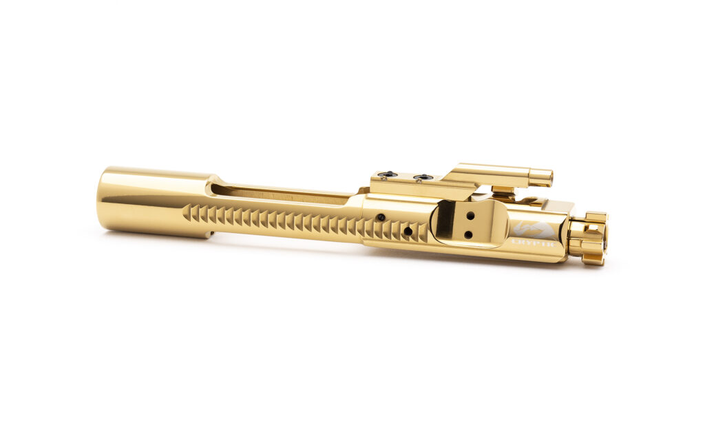 Mystic Gold Steel BCG – .223 / 5.56 / .300 AAC Blackout – Cryptic Coatings